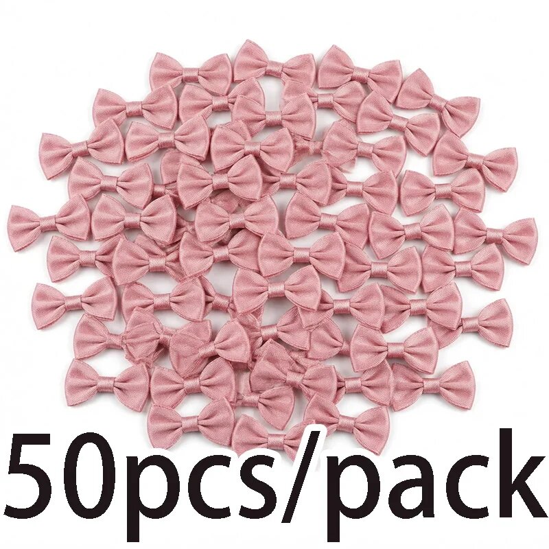 Розовые банты 50 шт. 2,5x3,8 см