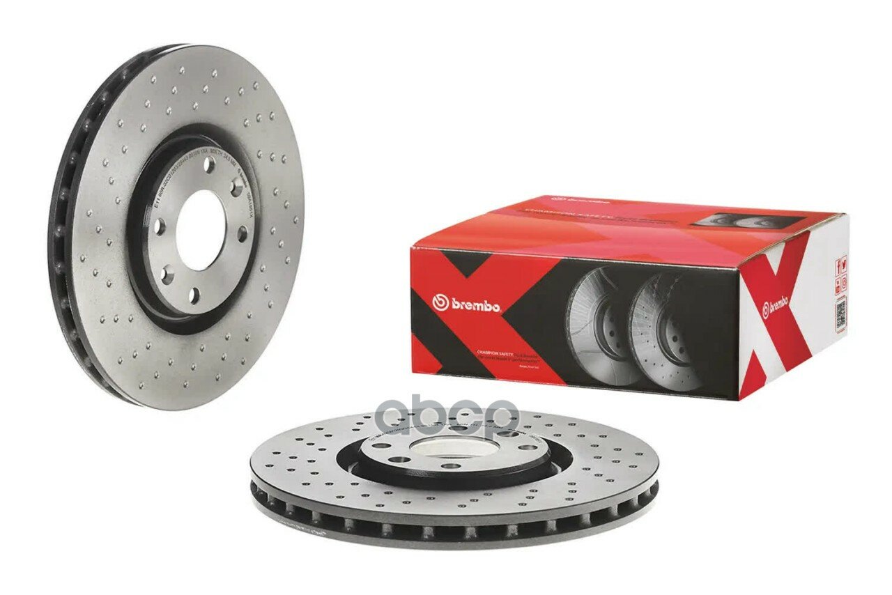 Диск тормозной Xtra | перед | Brembo арт. 09A1851X