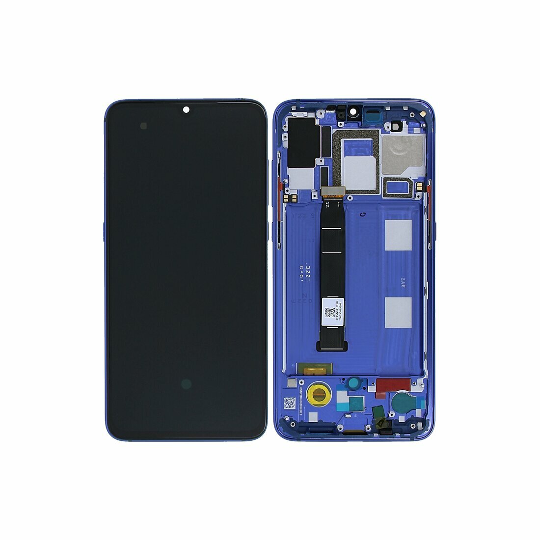 Дисплей Xiaomi Mi 9 сборе синий