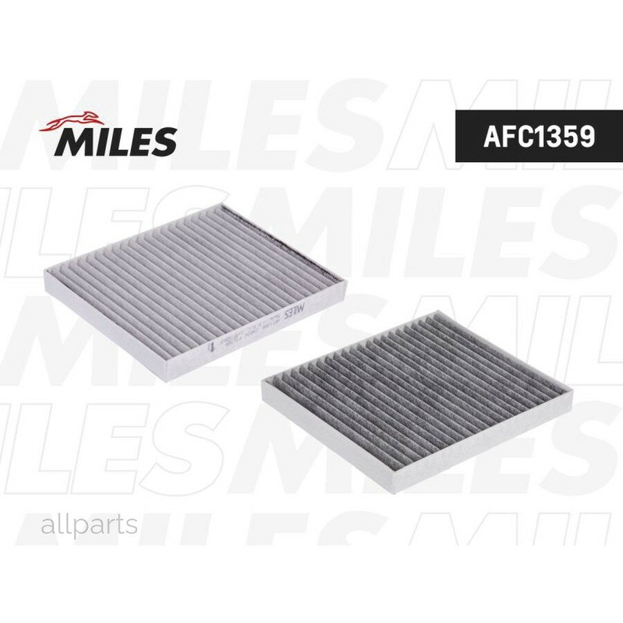 MILES AFC1359 Фильтр салона MAZDA CX-9 3.5/3.7 угольный