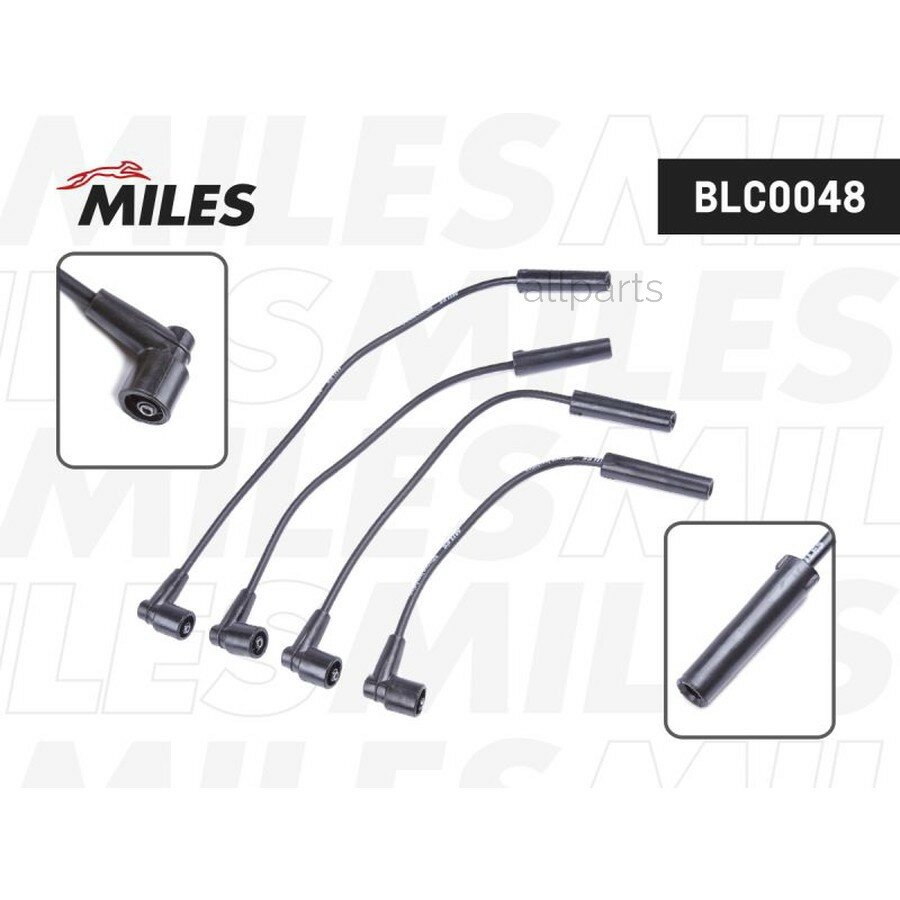 MILES BLC0048 Провода в/в ваз 2107 инжектор силиконовые