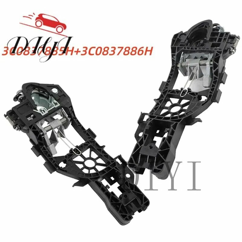 DIYi Консоль в автомобиль арт. 3C0837885H + 3C0837886H Внутренний держатель ручки двери, замок, кронштейн для хранения, автомобиль для VW Passat B6 B7 CC Phaeton