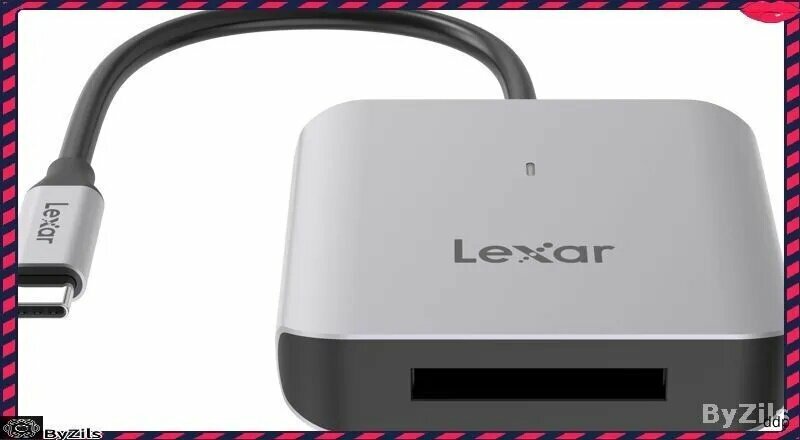 (Lexar) Высокоскоростной кардридер USB 3.2 для карт памяти CFexpress Type B 510U, скорость передачи данных 10 Гбит/с, интерфейс Type-C.