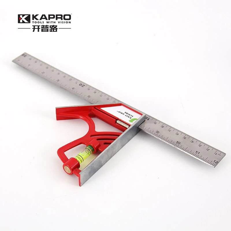 Магнитный замок Kapro 30 см, комбинированная квадратная линейка для столярных и столярных работ из нержавеющей стали