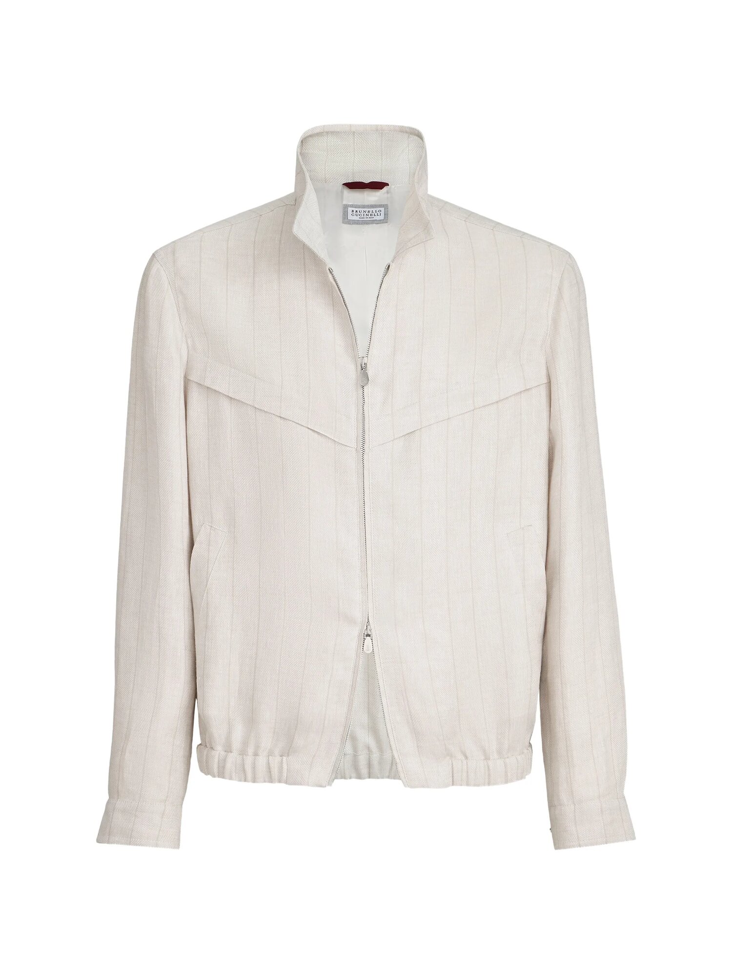 Куртка Linen chalk stripe chevron outerwear jacket