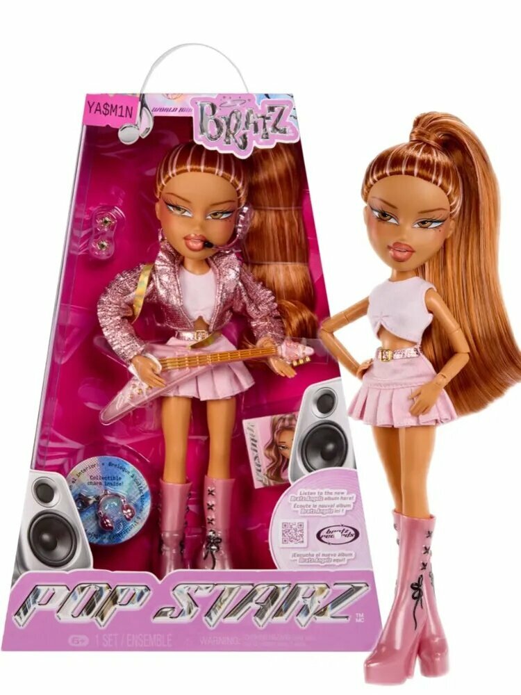 Ясмин Bratz Pop Starz: кукла в полном сценическом образе