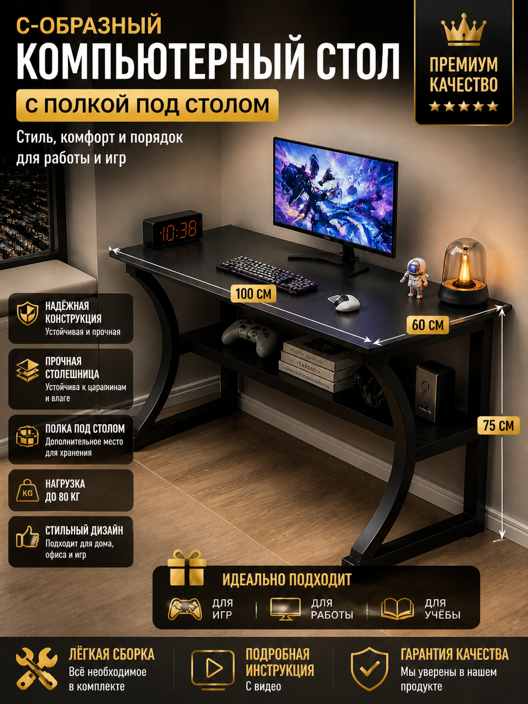 Стол компьютерный угловой