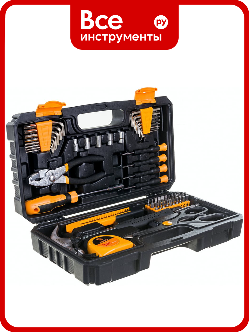 Набор инструментов для дома DEKO PRO DKMT62 065-0213, дома deko pro профессиональный комплект с молотком и битами