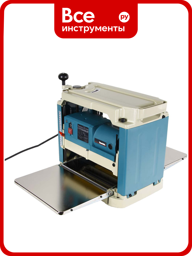 Рейсмусовый станок Makita 2012 NB профессиональный, ременная передача, двухножевый для широких заготовок