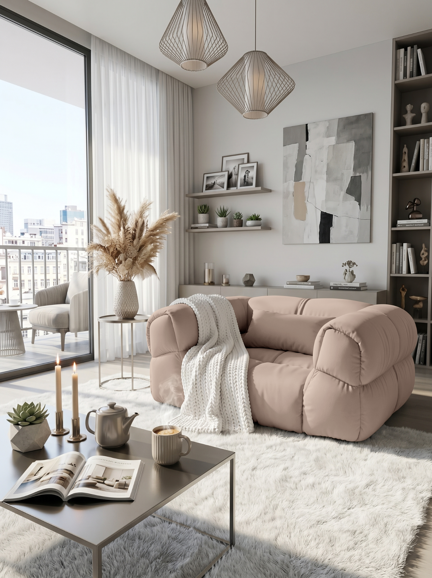 Кресло Шелби Velutto 37 NOW 155x105x72 см, розовый Велютто, нераскладной Фиеста