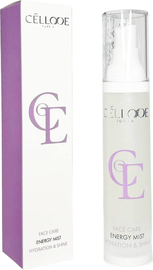 CellooE Спрей-энергетик для увлажнения и сияния кожи лица Energy Mist Hydration & Shine 100ml