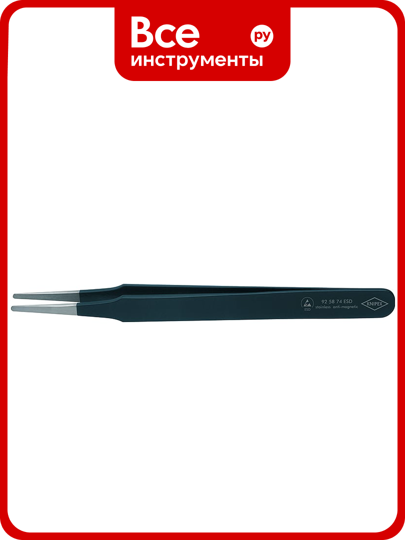Прецизионный пинцет KNIPEX KN-925874ESD