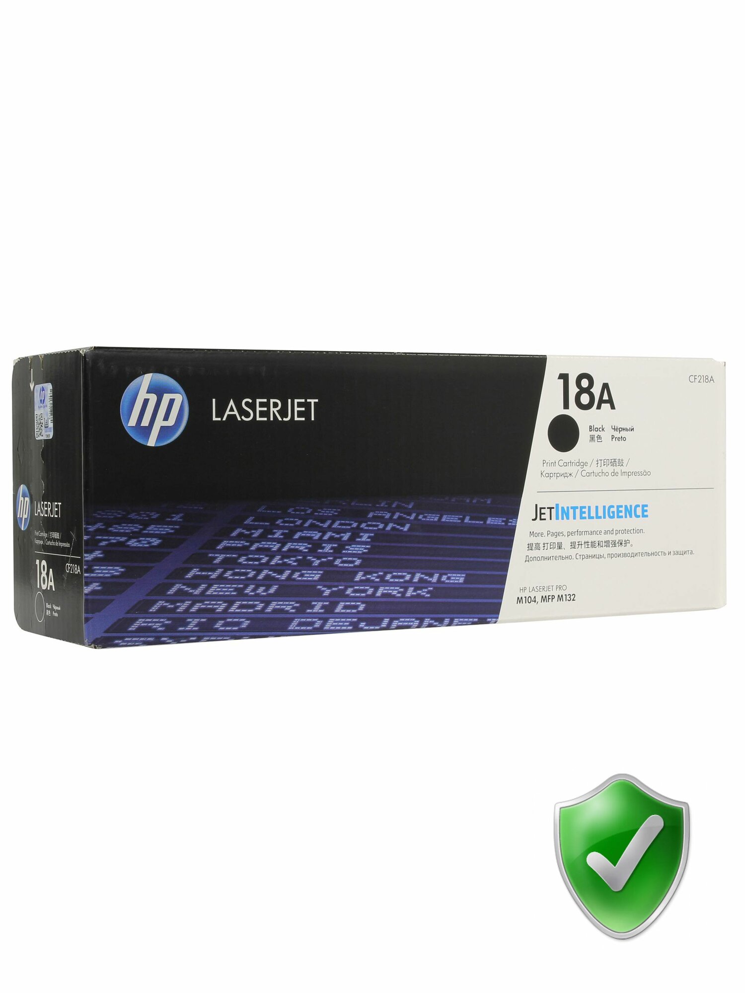 Картридж HP CF218A черный Оригинал 1400 стр, , black для HP LJ Pro M104/M132