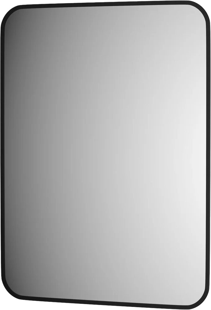 Зеркало Evoform Colora BY 0437 60x80 60 см, черное, в современном стиле, зеркало настенное в ванную