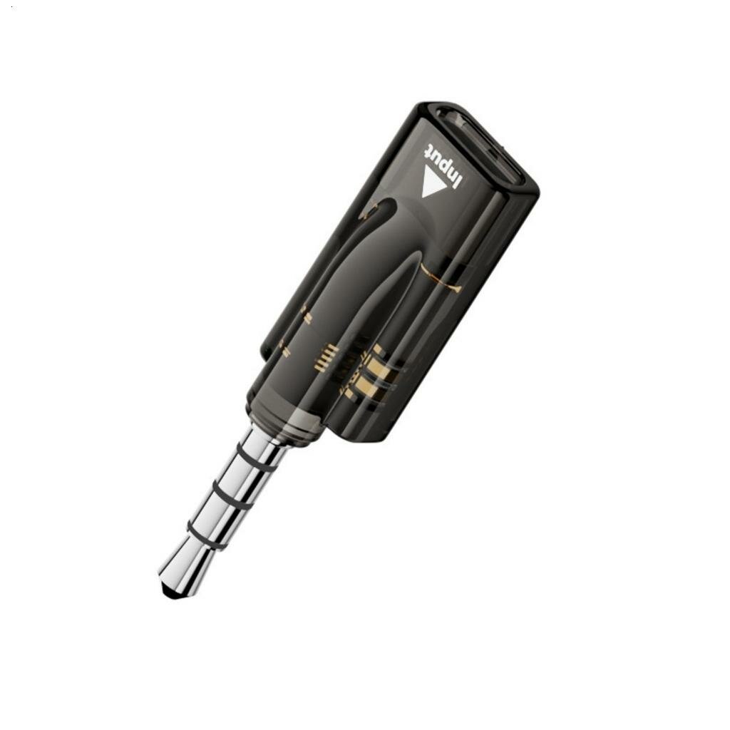 Адаптер USB-C — 3,5 мм, Светло-черный - от женщины к мужчине