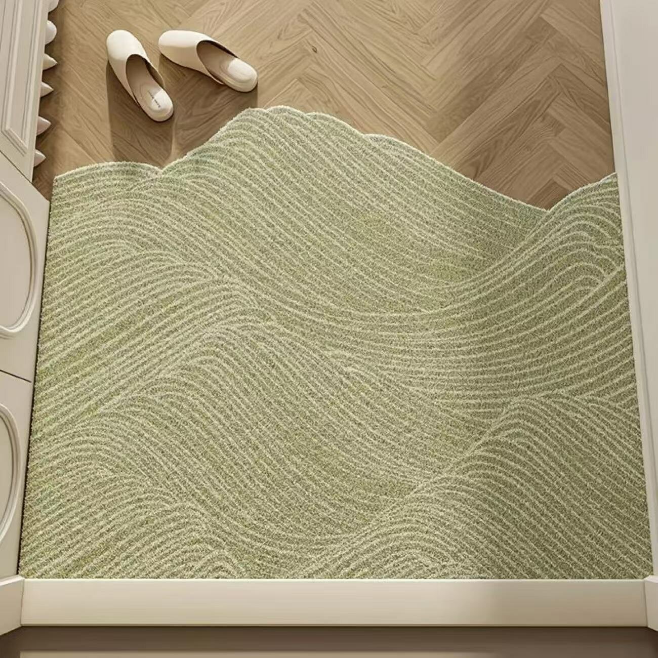 Коврик придверный, green, 100x140, резиновый, противоскользящийКоврик придверный, green, 100x140, резиновый, противоскользящий