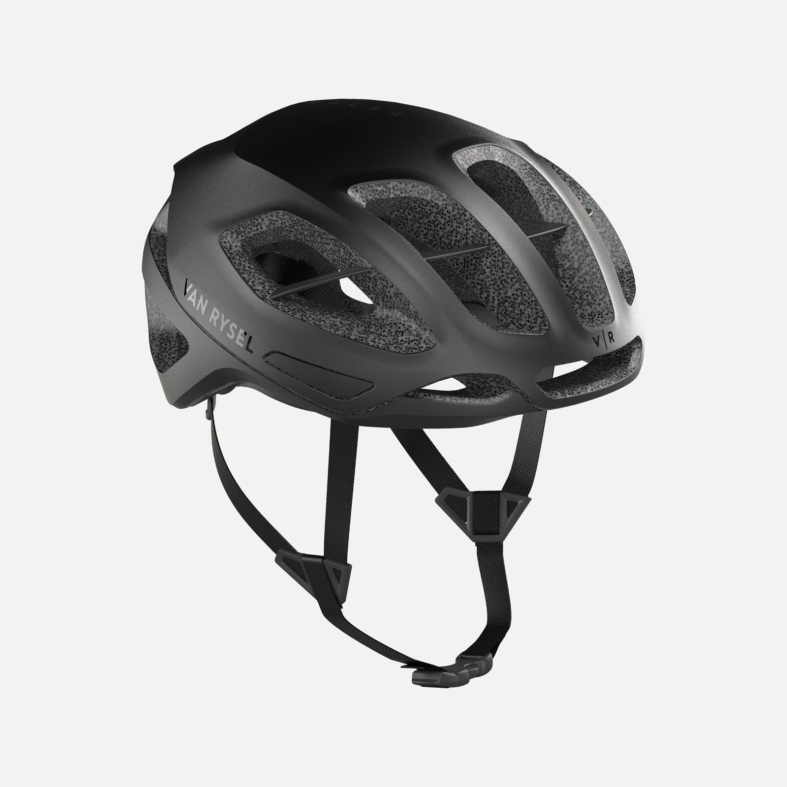 DECATHLON Шлем защитный Van Rysel RCR, черный, размер S