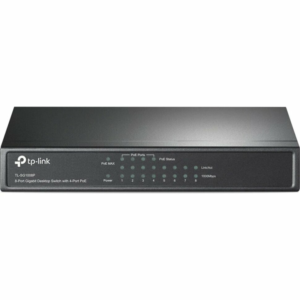 Коммутатор TP-LINK TL-SG1008P PoE, 2000098