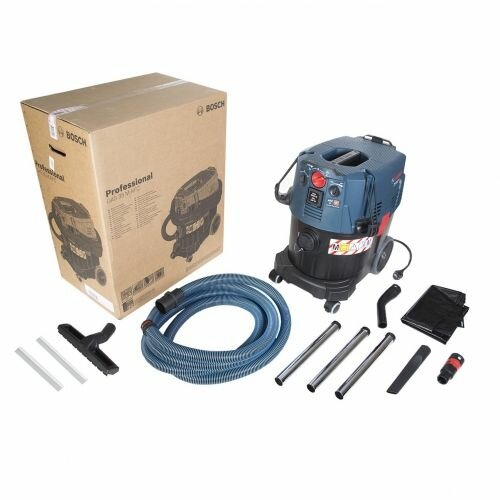 Пылесос Bosch GAS 35 M, строительный, от сети, 1200Вт, сухая/влажная уборка