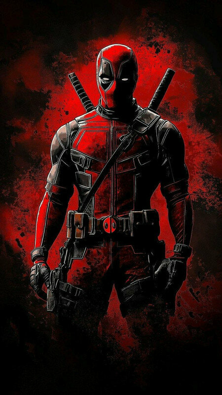 Картина по номерам на холсте (Deadpool)40х50cm Не содержит фреймворка без рамки Deadpool