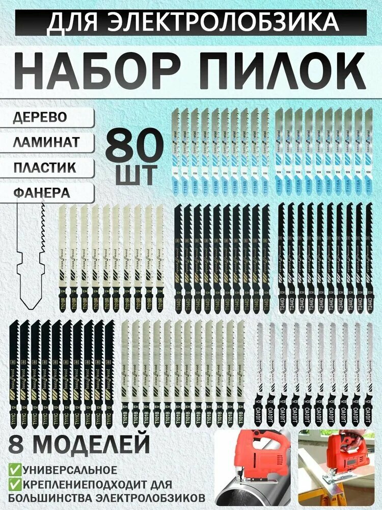 Лента пильная 100 мм, шаг 1 мм, 2 мм 80 шт.