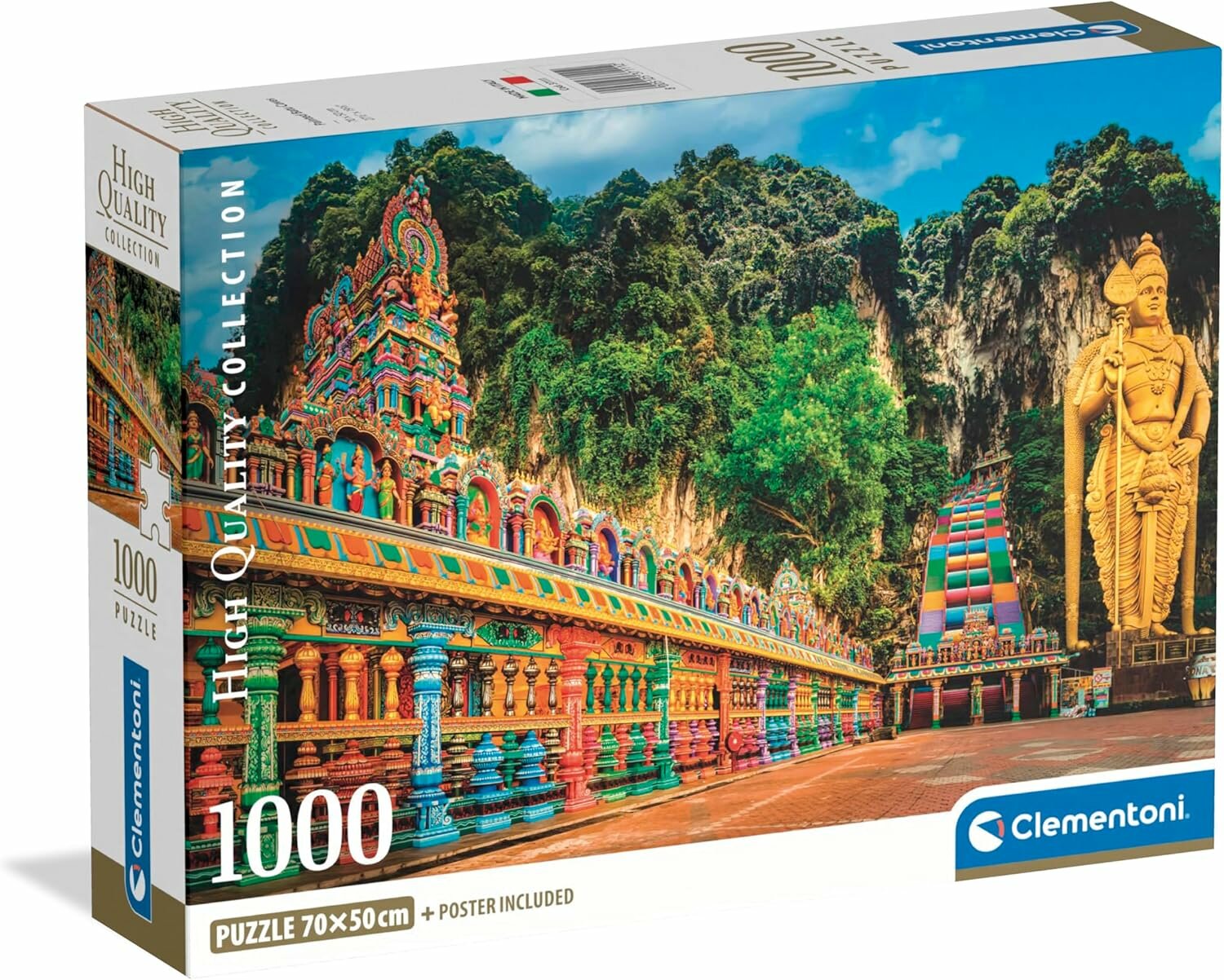 Пазл для взрослых Clementoni 1000 деталей, элементов: Пещеры Бату, Малайзия