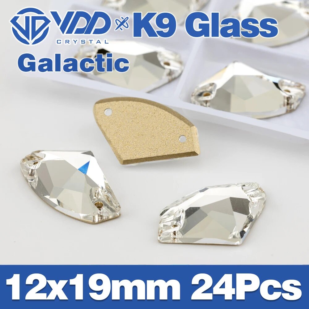Стразы VDD Galactic 12x19 мм, 24шт