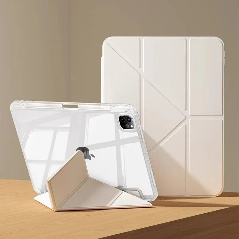 Прозрачный противоударный чехол для iPad 11 Белый, iPad Air7 13 2025 M3, WHITE