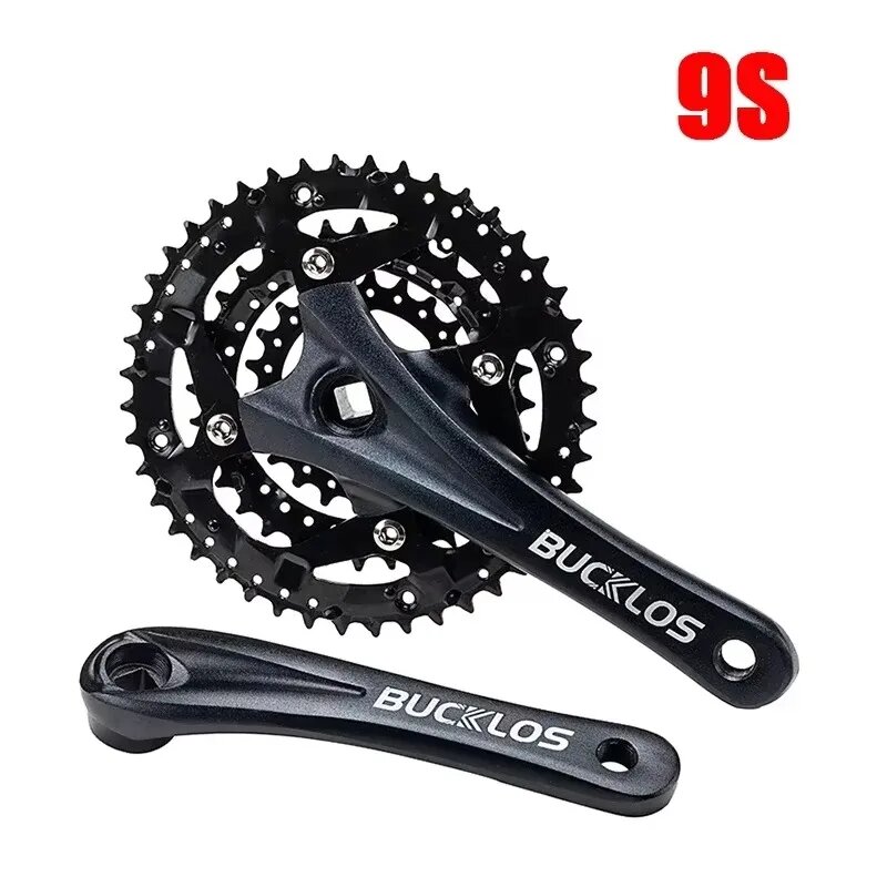 Шатуны BUCKLOS 3x9S, 170 мм, черные