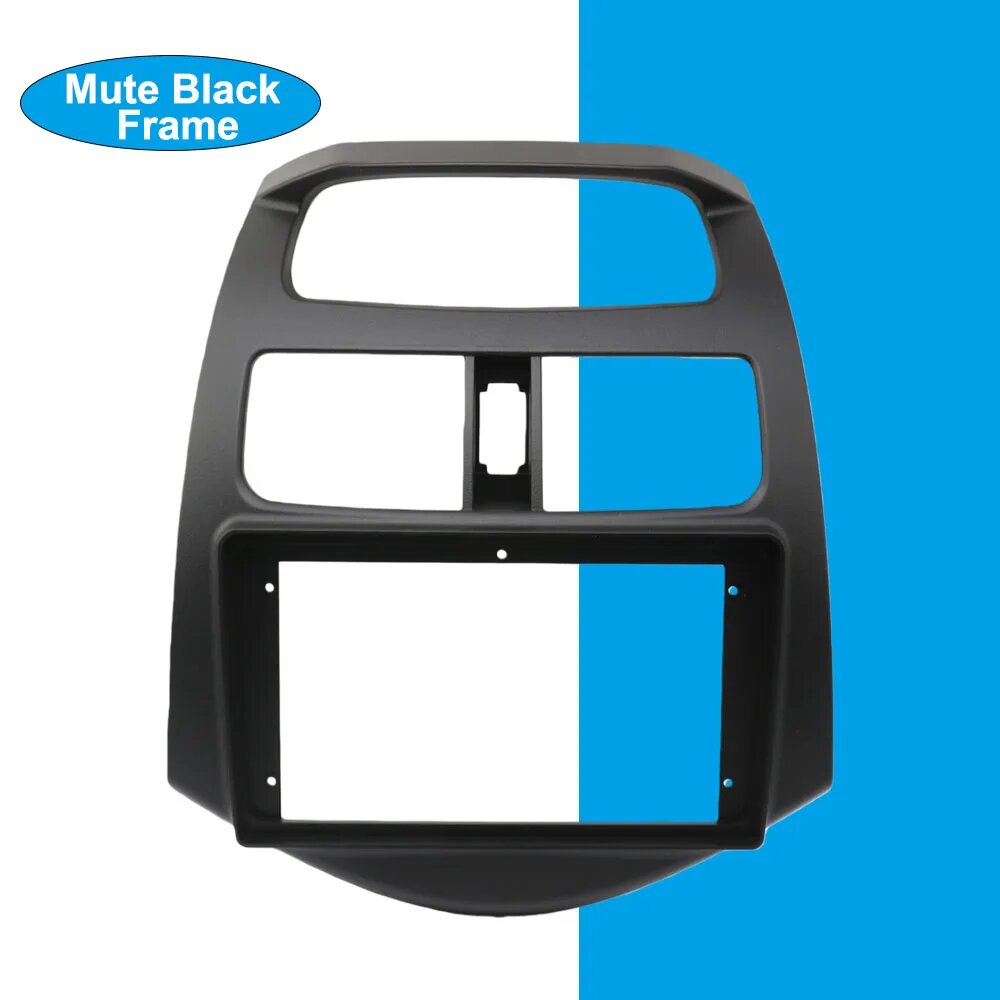 Рамка для установки автомагнитолы 9" Chevrolet Spark 2010-2016, Mute Black-Frame
