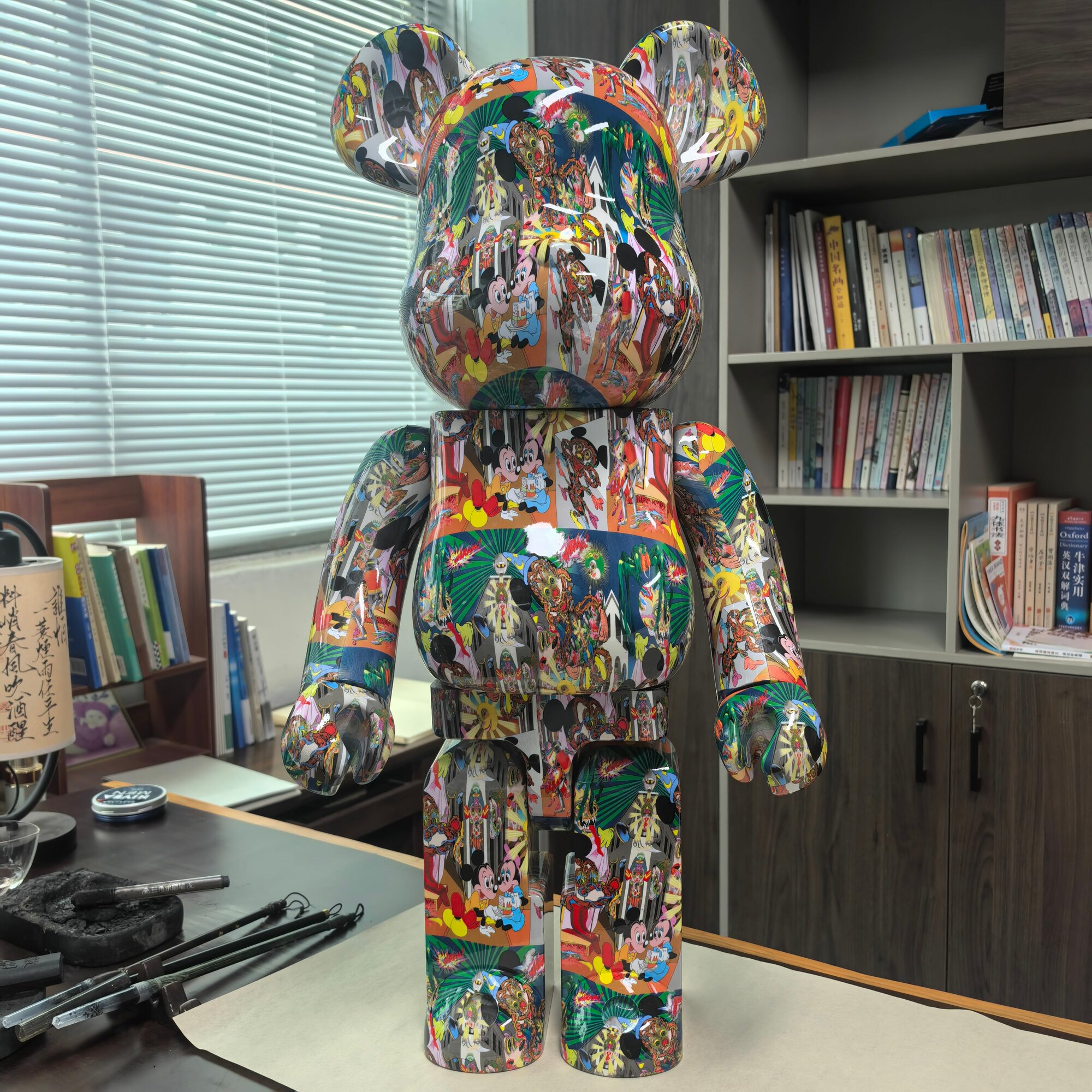Игрушечная Статуя Медведя Bearbrick 70cm-Микки