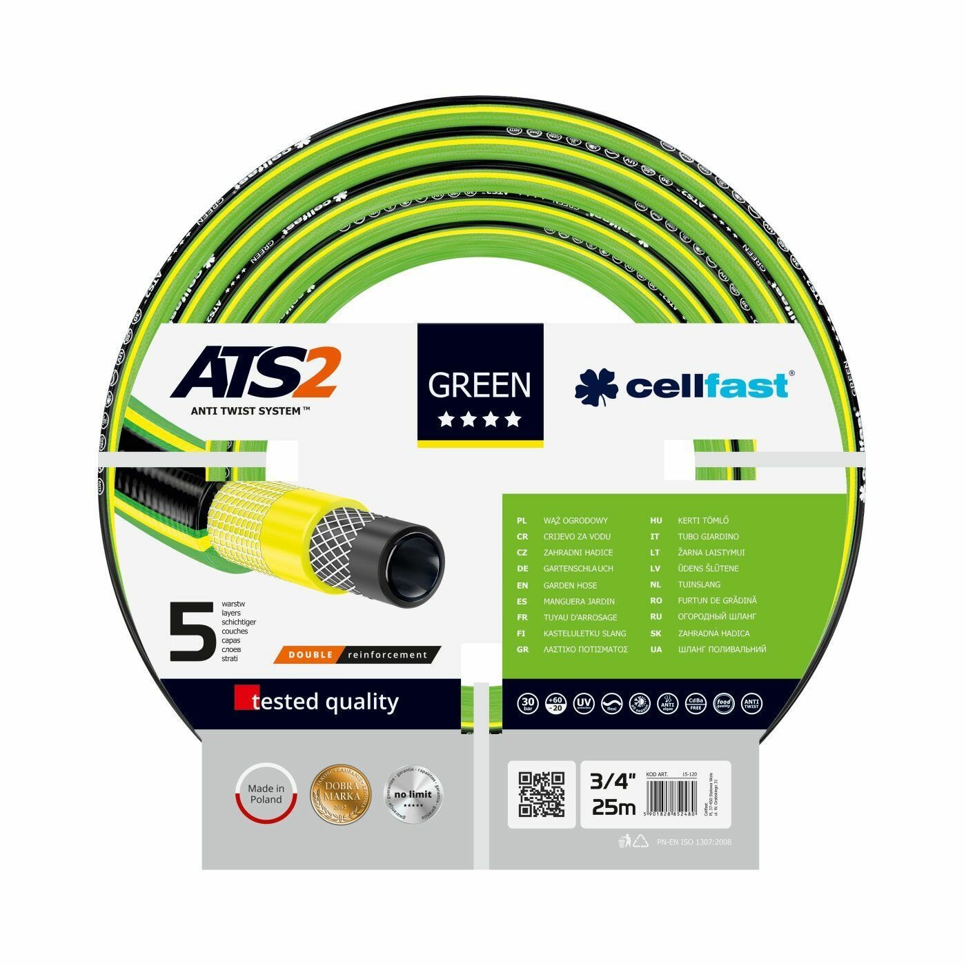 Шланг CELLFAST GREEN 3/4' 25 м
