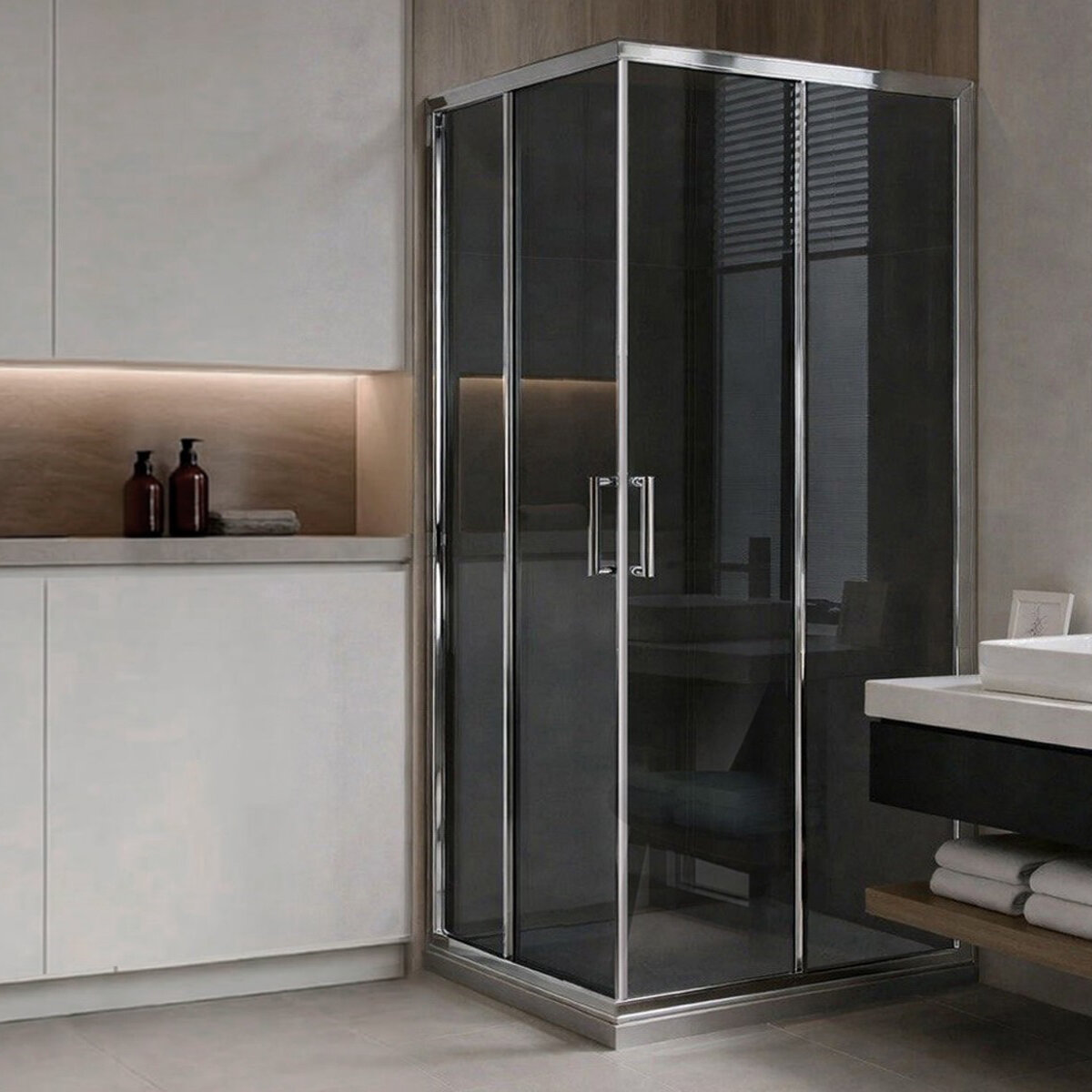 Душевой уголок Royal Bath HPD 85х85 RB85HPD-G-CH