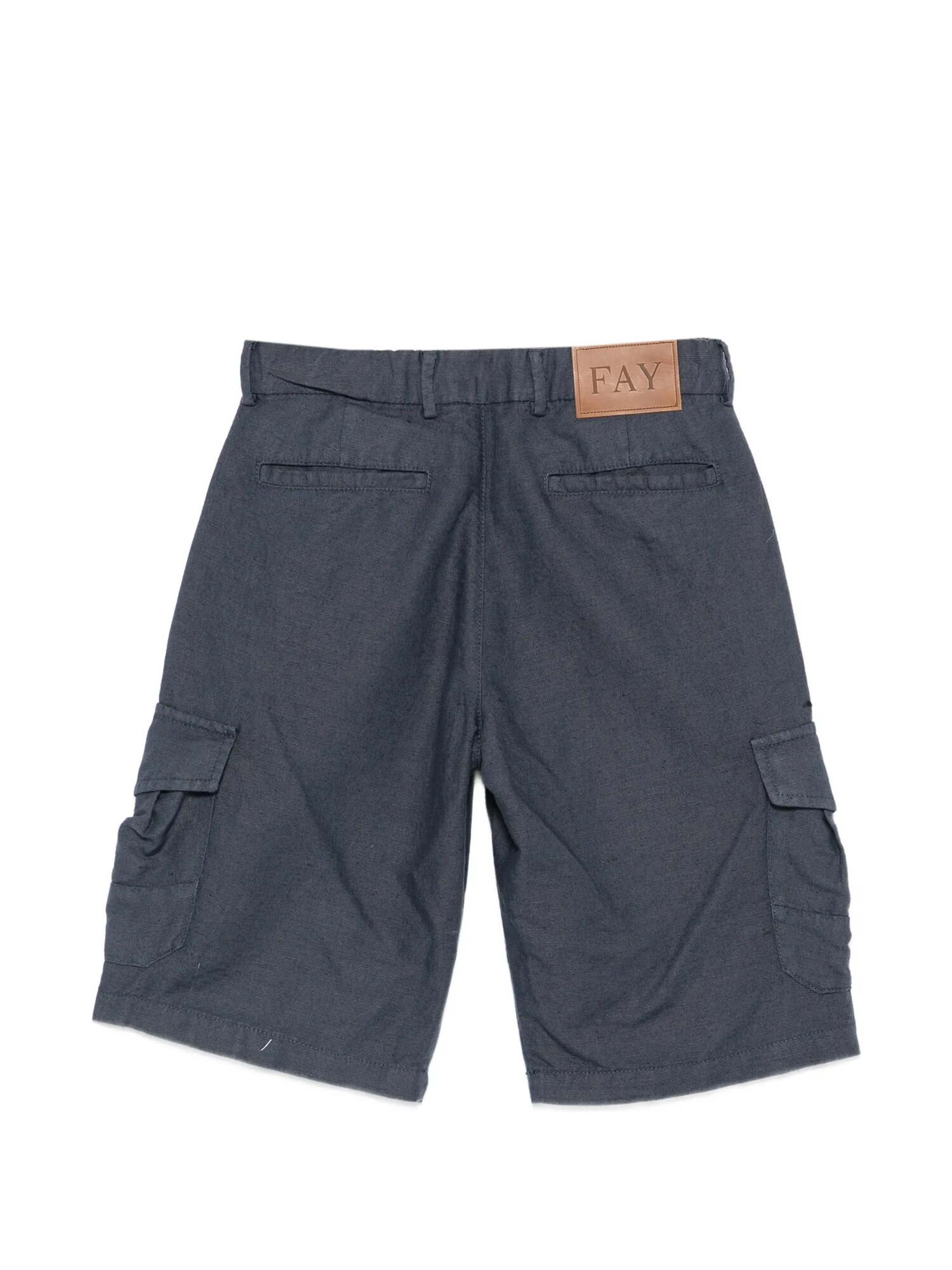 Шорты FAY Belt-loop cargo shorts, размер 8 лет, синий — фото 1