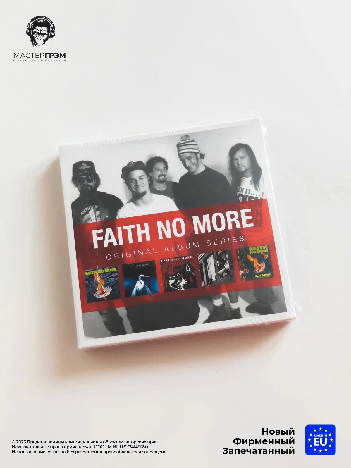 Фирменный аудио диск Faith No More - Original Album Series (5CD) 2011 Warner, Papersleeves In Case