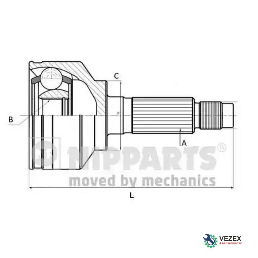 NIPPARTS J2830502 ШРУС наружный