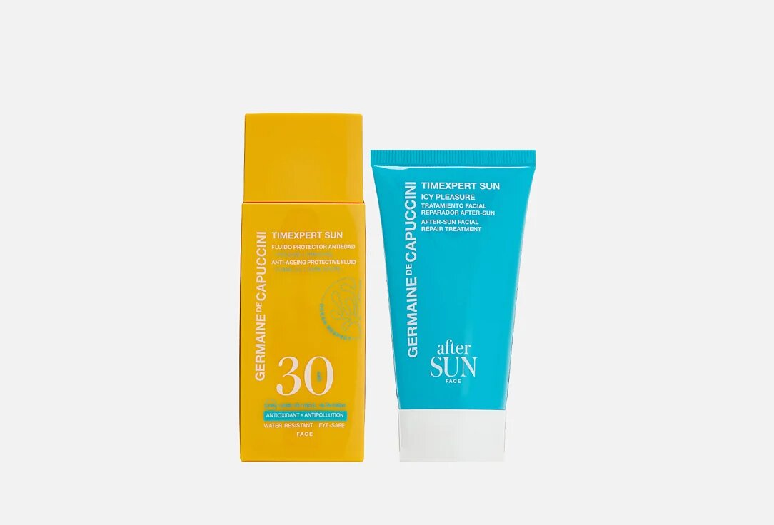 Germaine De Capuccini TE SUN SET 1 Набор солнцезащитных средств для лица 2шт