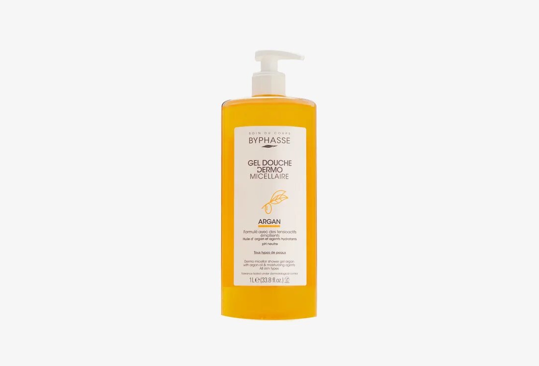BYPHASSE micellar argan Гель для душа 1л