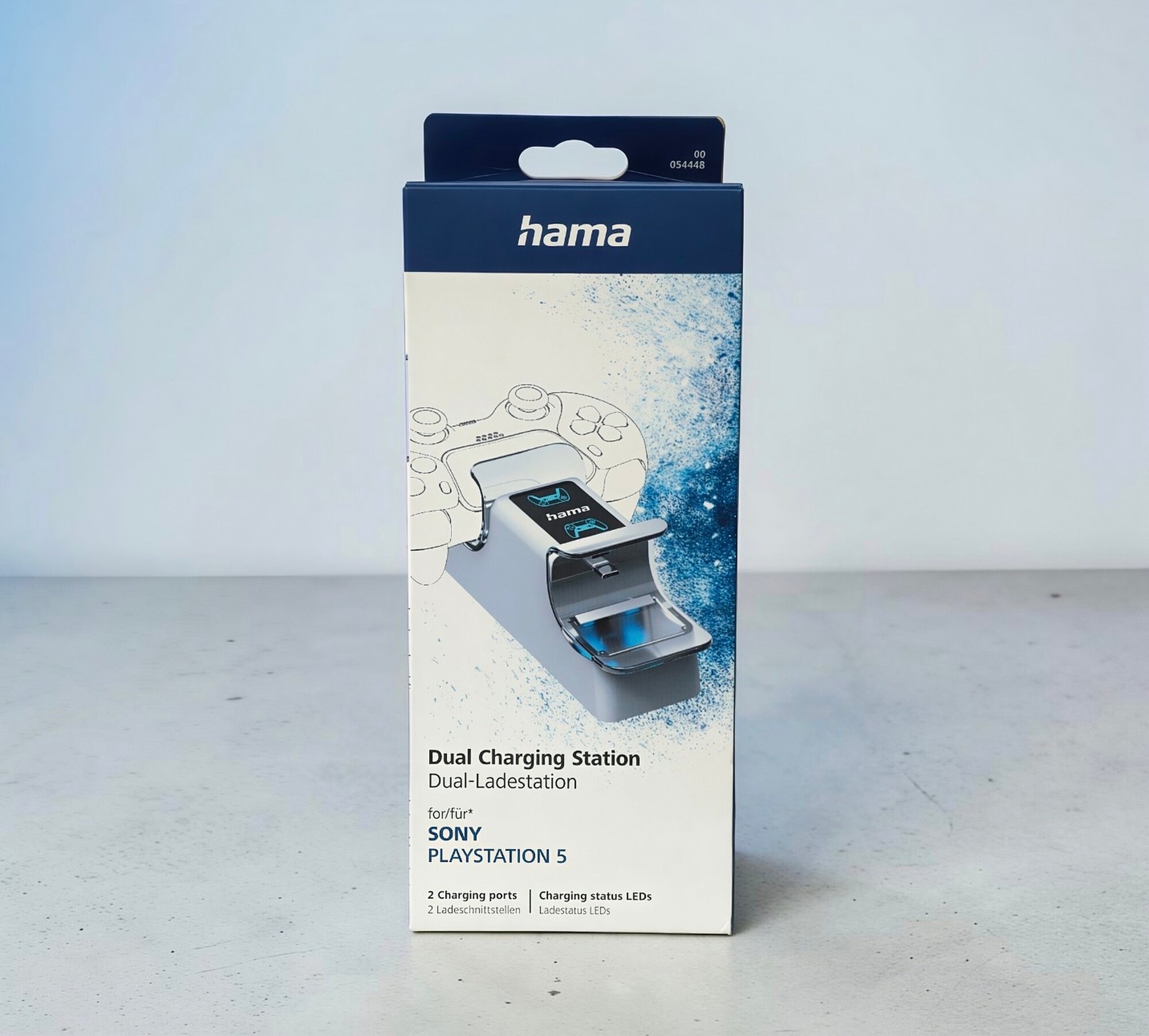 Зарядная станция HAMA DualSense PS5 054448, для геймпада, белая