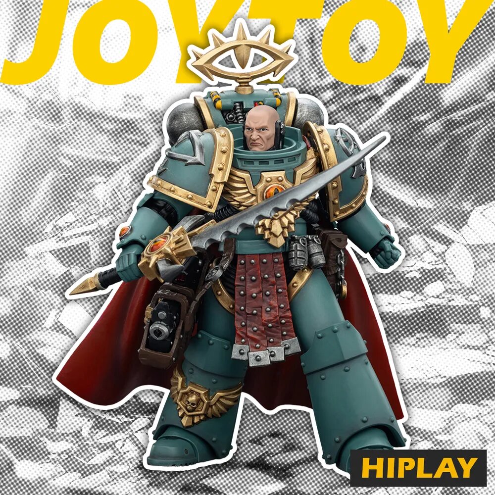 HIPLAY JOYTOY Warhammer The Horus Heresy Сыны Гора Tybalt Marr Captain of the 18th Company JT03554 1/18