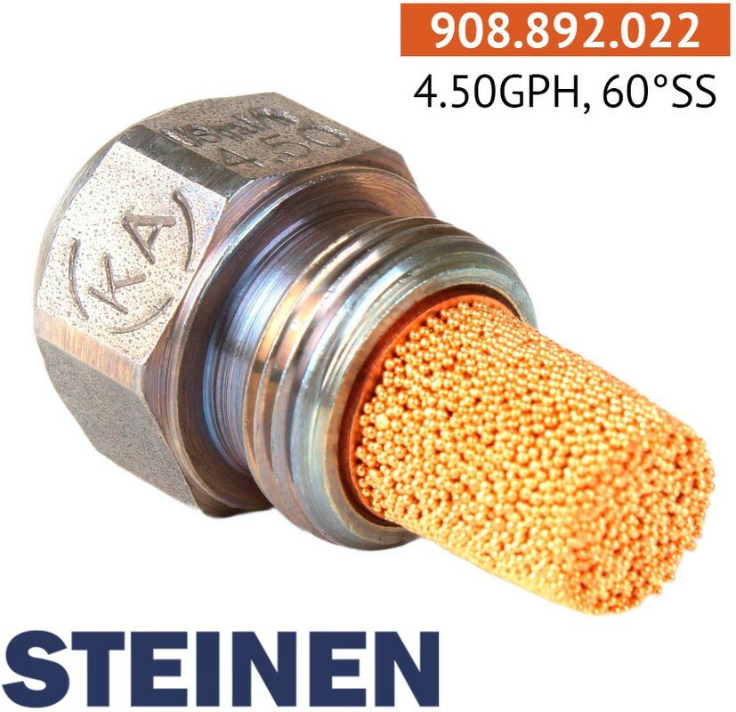 Форсунка Steinen для горелок OD 4.50GPH,60SS 0986SS24