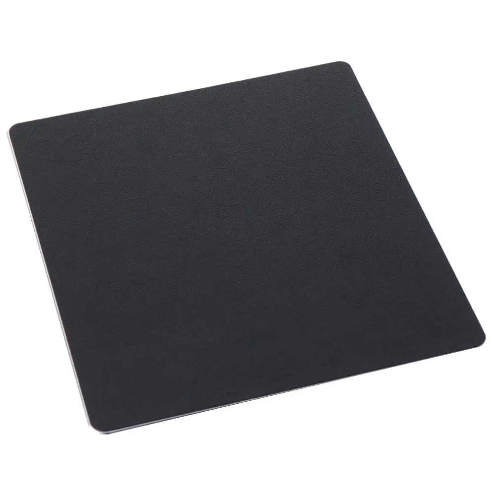Металлический коврик для мыши резиновый 200x240x2mm, Черный, Black