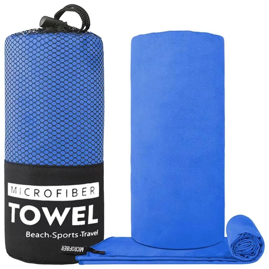 Микрофибровые полотенца для спорта Синий, 76x152cm, Royal Blue