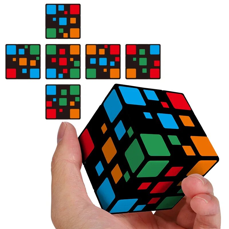 Головоломка Кубик Рубика 3x3 WBQ199 с Узором light green