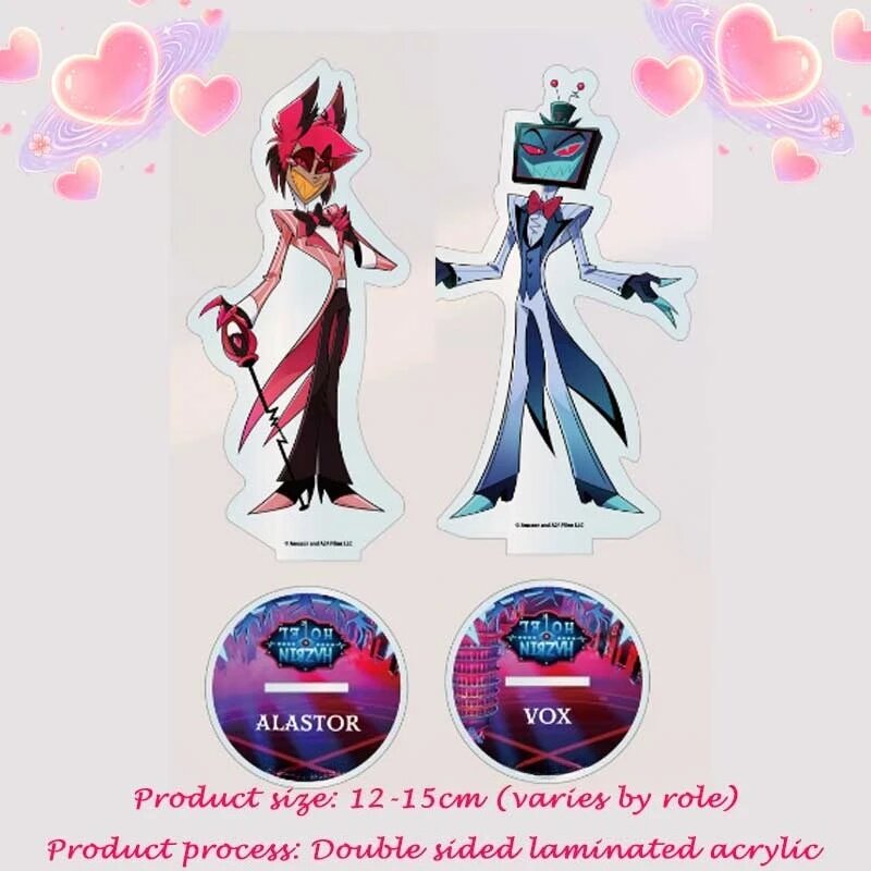 Фигурки Bandai Vox Black Balloon Market Ver. Alastor и Sir Pentious 2pcs