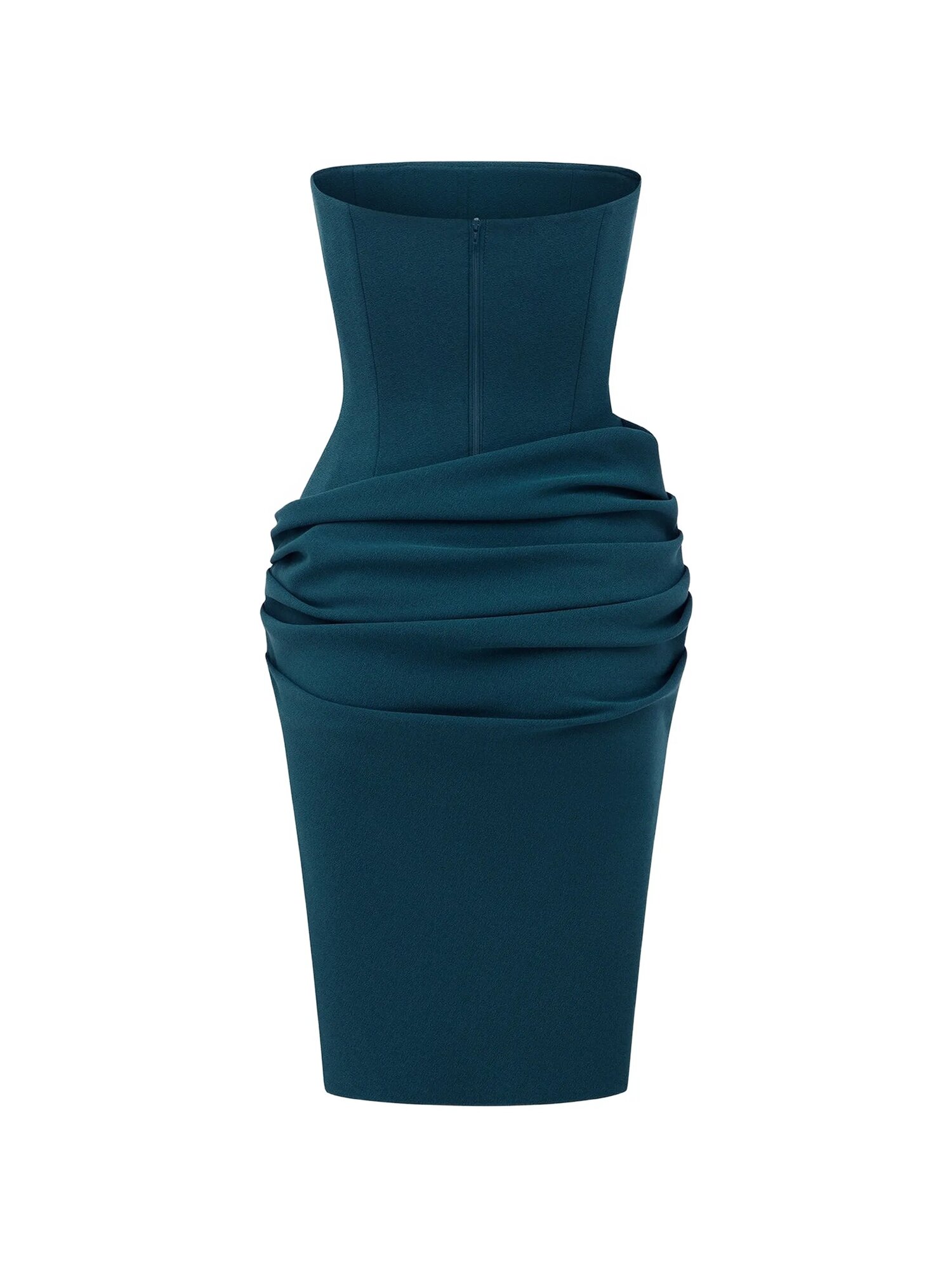 Платье Alex Perry Strapless draped midi dress, размер 12 — фото 1