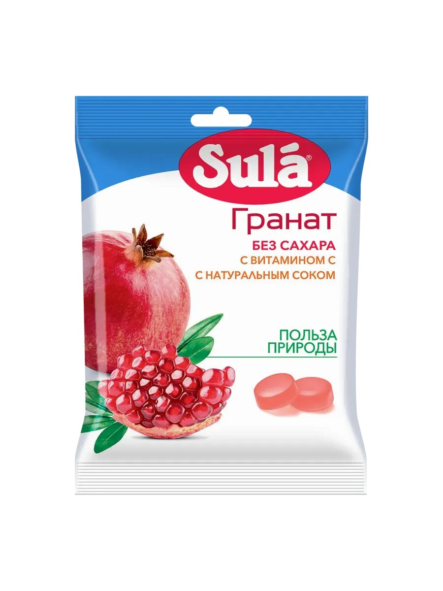 Леденцы Зула гранат 60 г 1 шт