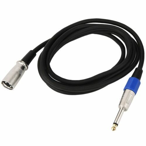 Кабель штекер 6,3 мм моно - штекер XLR 3 pin (10м)