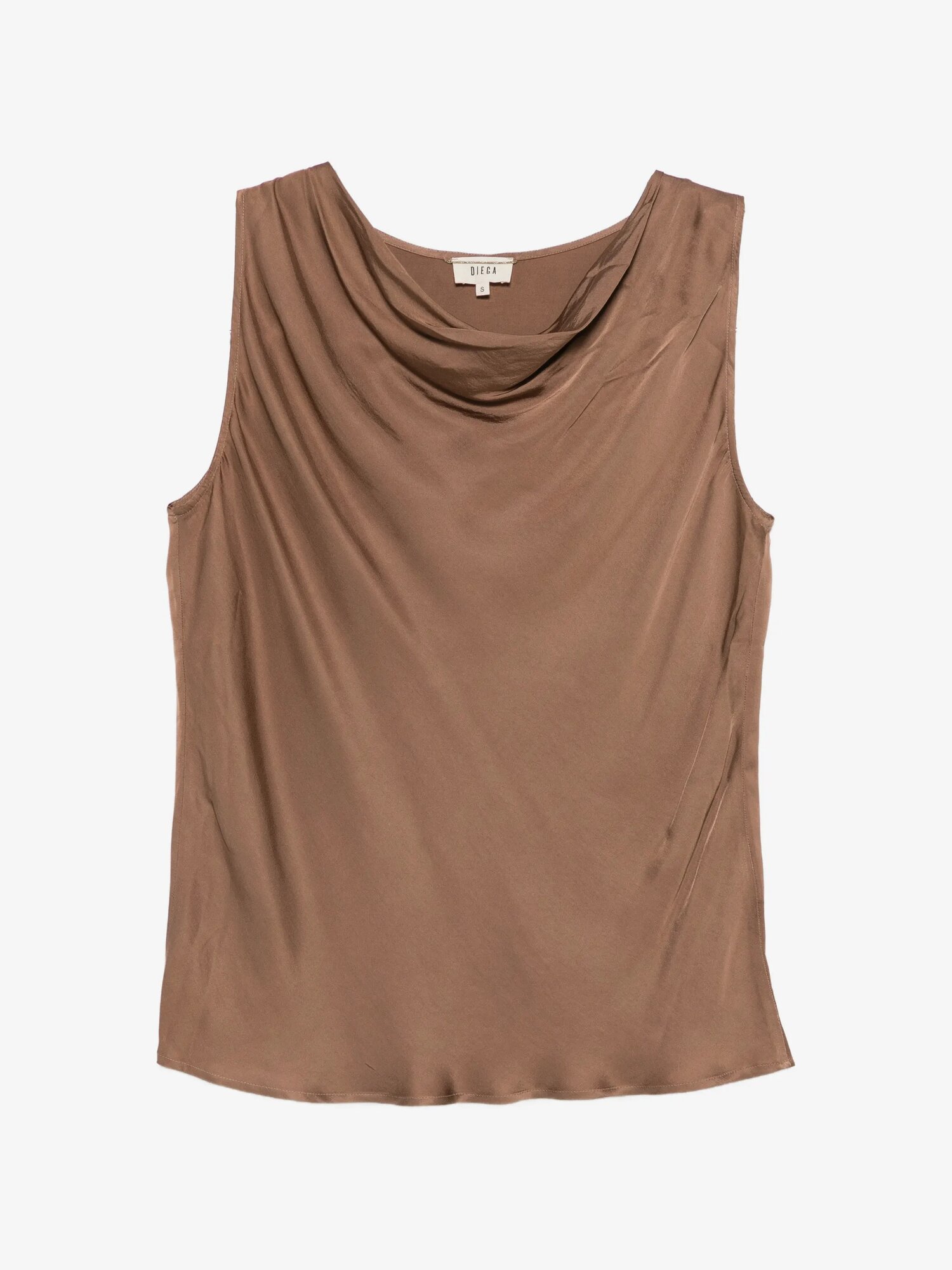 Топ Draped-neck sleeveless top