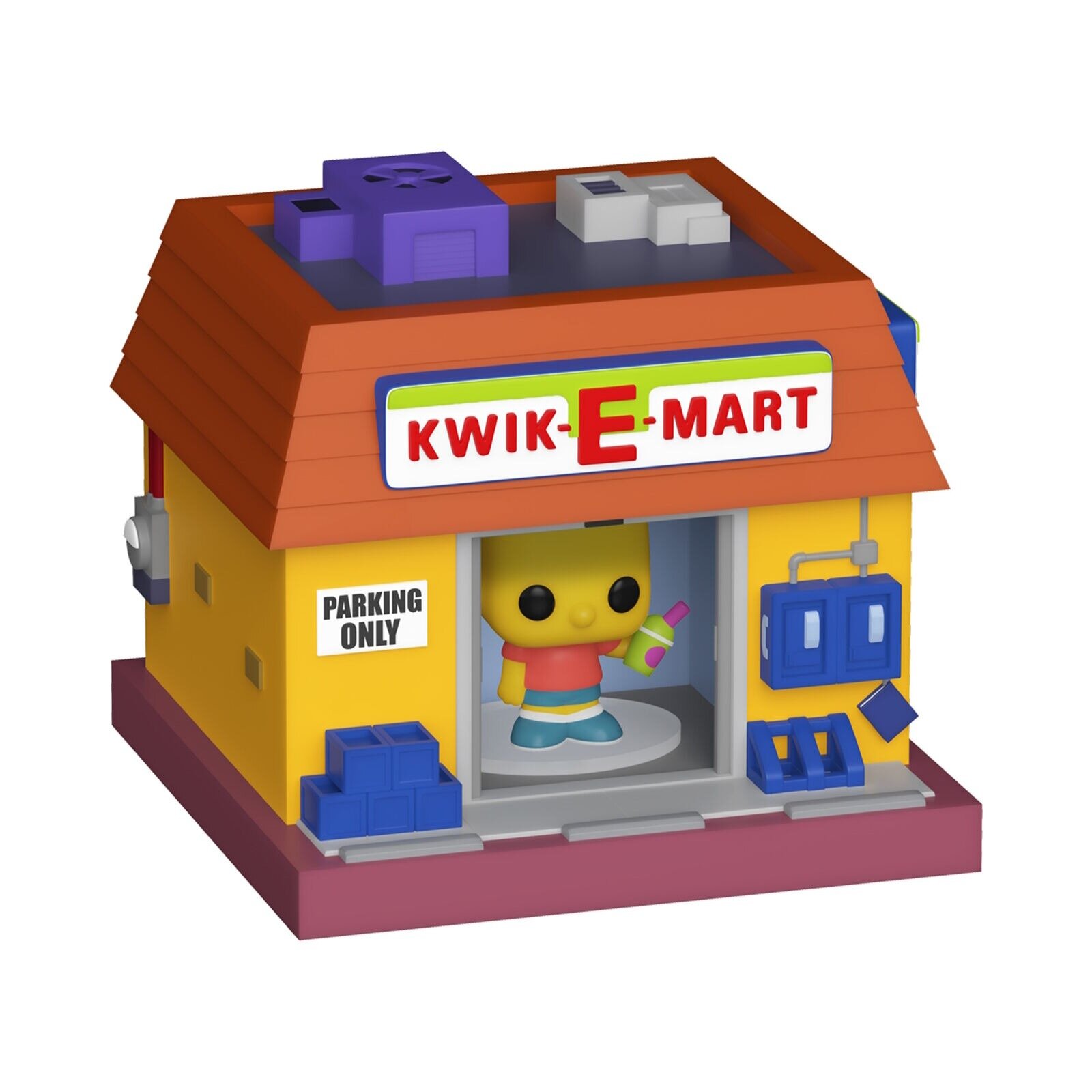 Фигурка Funko POP! Bitty Town: The Simpsons - Bart Simpson 83684 Барт Симпсон и магазин «Квик-И-Март»
